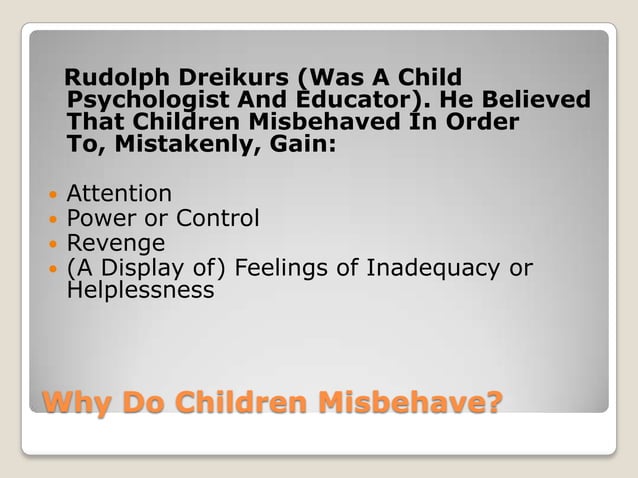 Understanding Your Child’s Behavior | PPTX