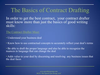 Understanding your contracts | PPTX