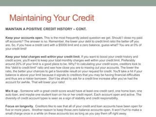Understanding your credit report | PPTX