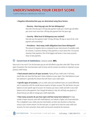 Understanding Your Credit Score | PDF