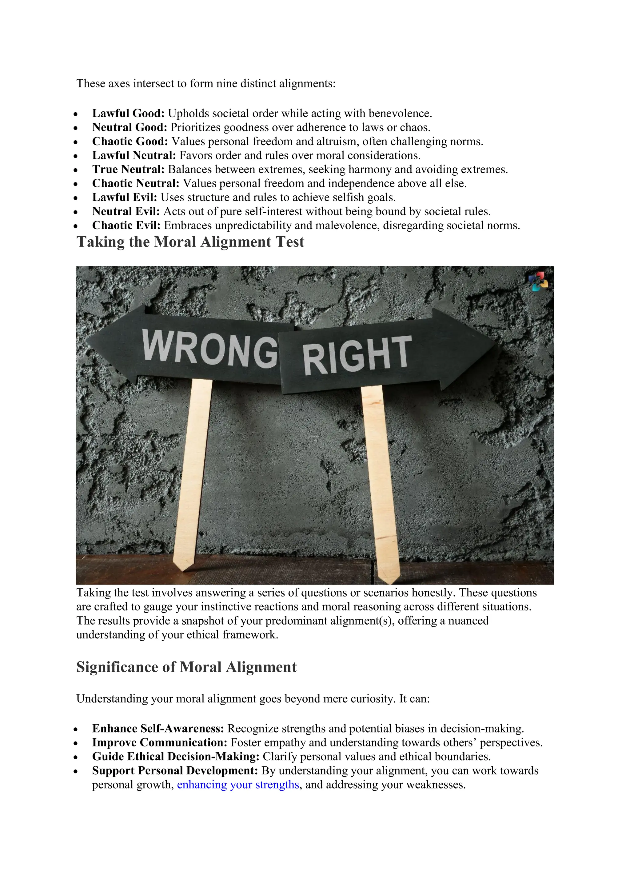What is a Moral Alignment Test? The Ultimate Guide | The Lifesciences ...