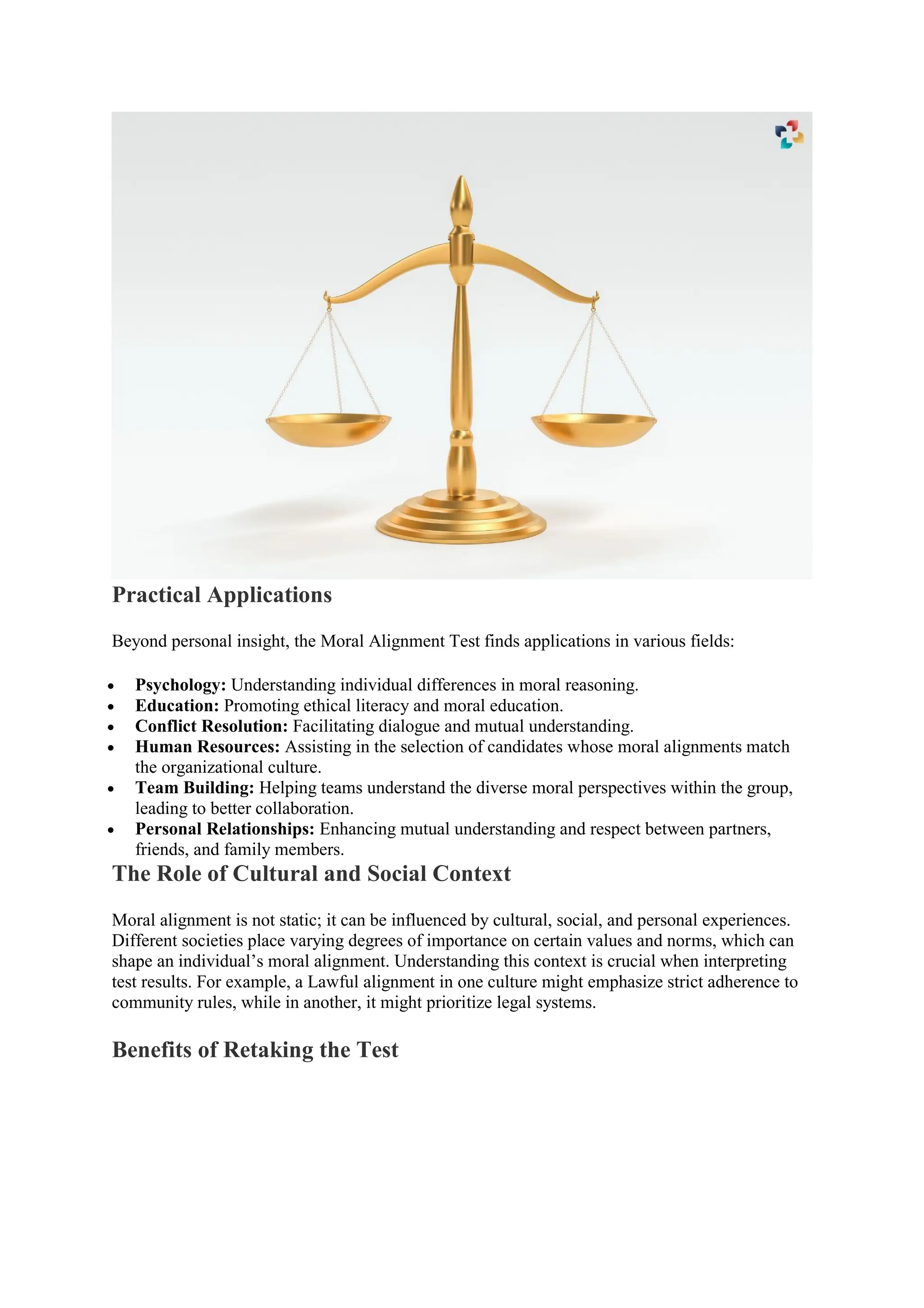 What is a Moral Alignment Test? The Ultimate Guide | The Lifesciences ...