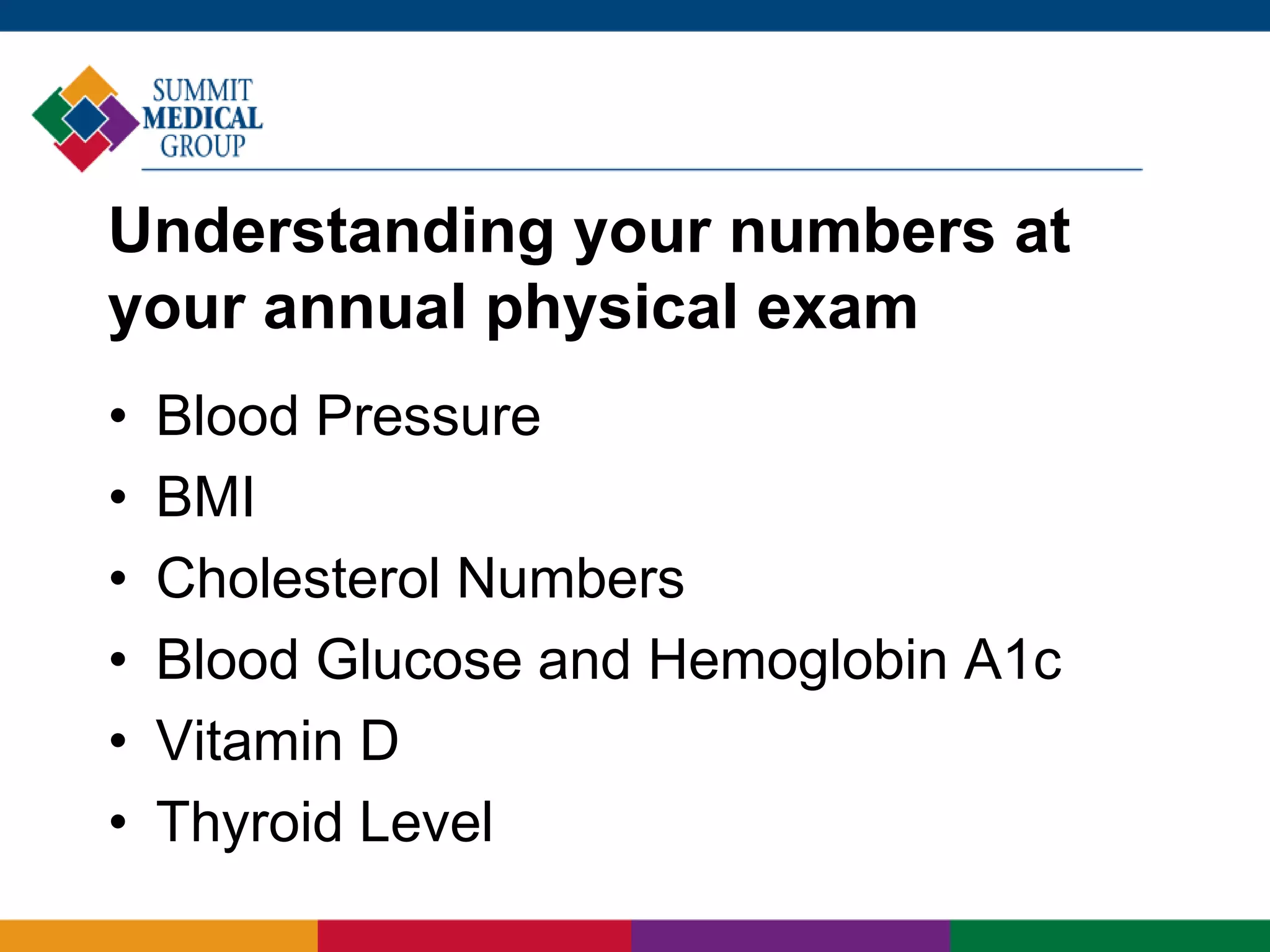 Know Your Numbers and What They Mean for Your Overall Health - Madison ...