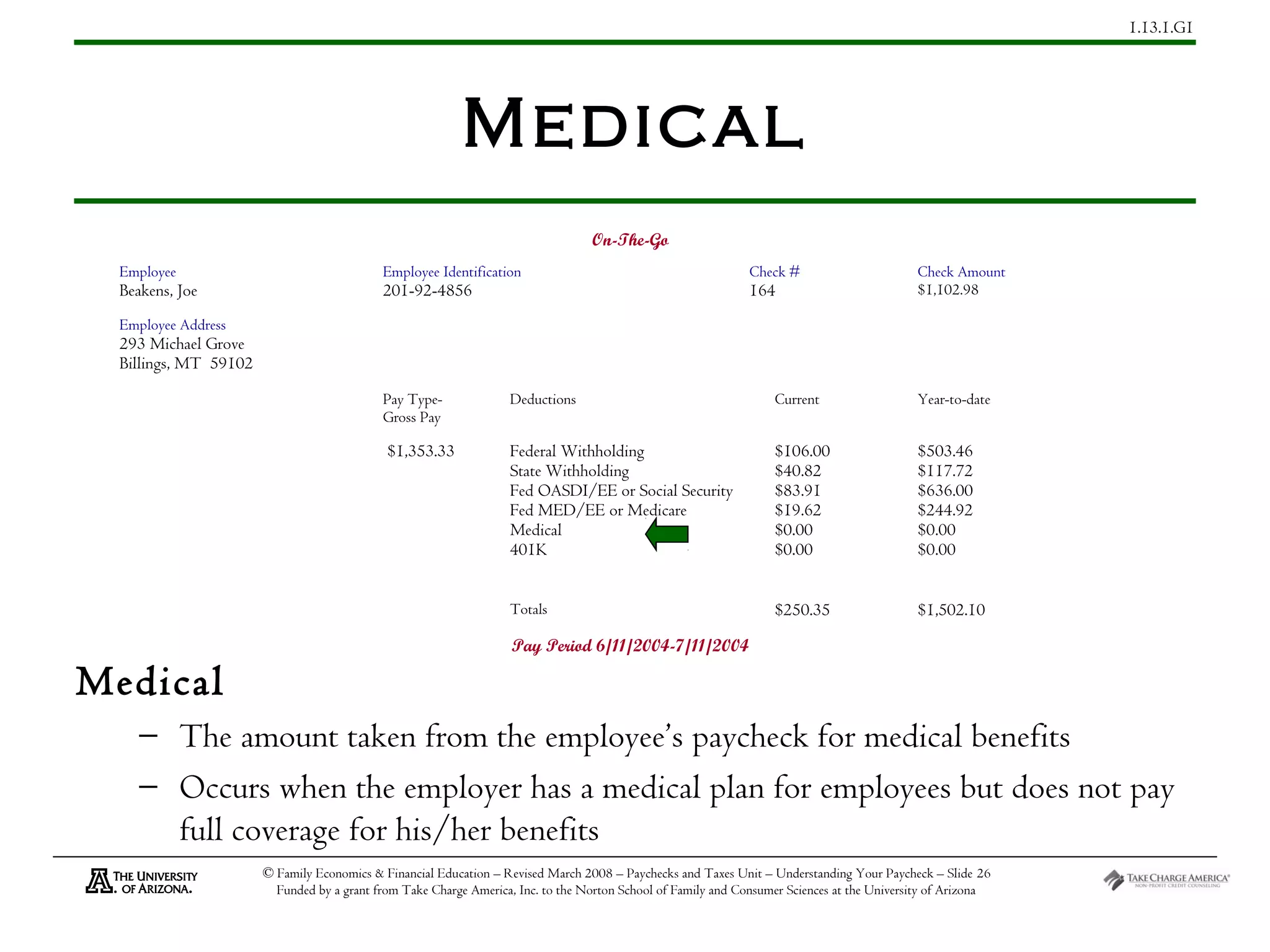 Understanding your paycheck powerpoint presentation 1.13.1 | PPT