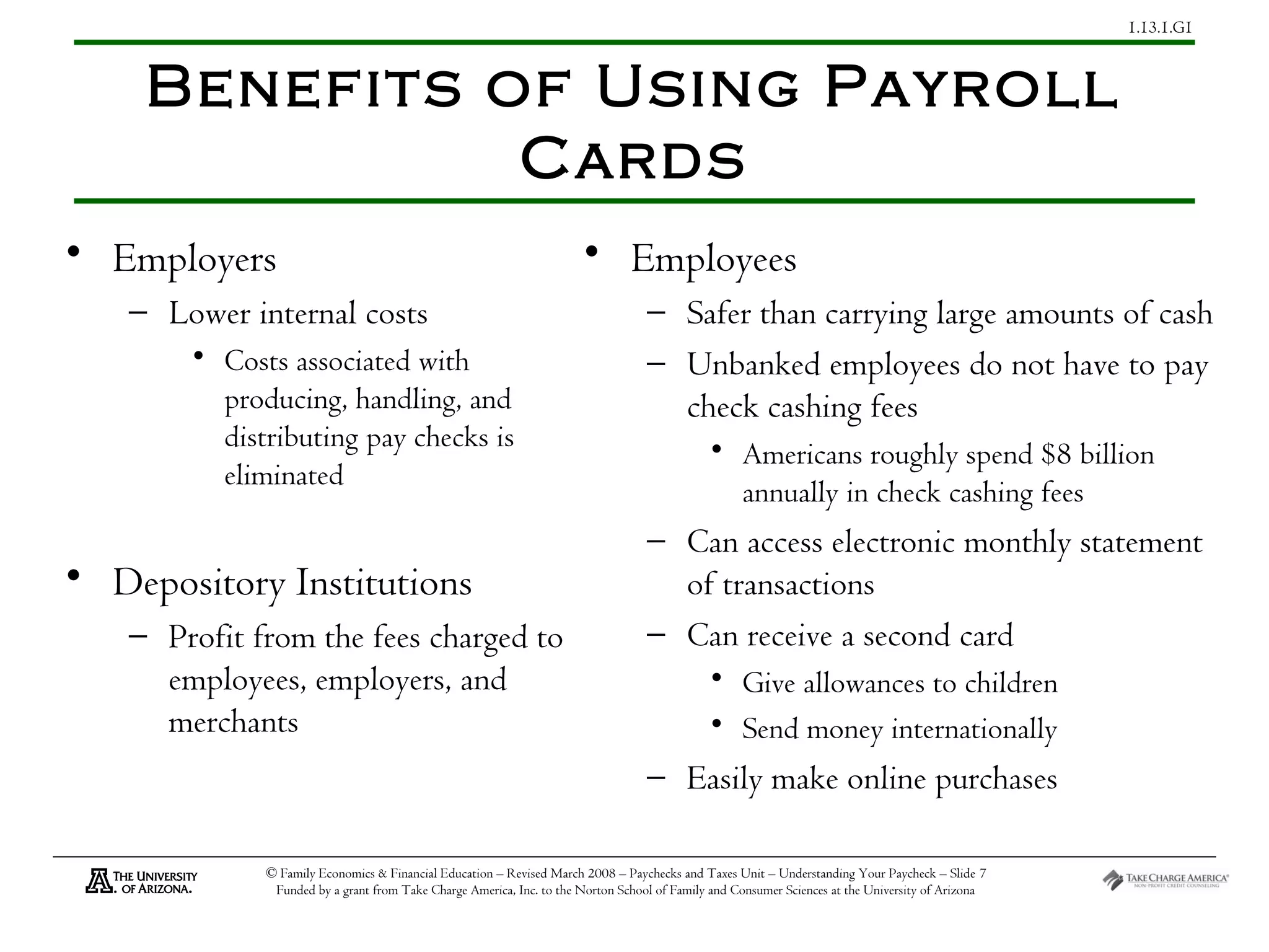 Understanding your paycheck powerpoint presentation 1.13.1 | PPT