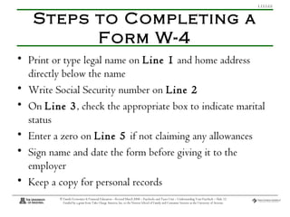 Understanding your paycheck powerpoint presentation 1.13.1 | PPT