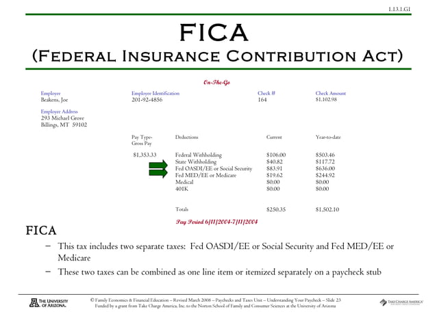 Understanding your paycheck powerpoint presentation 1.13.1 | PPT