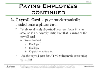 Understanding your paycheck powerpoint presentation 1.13.1 | PPT