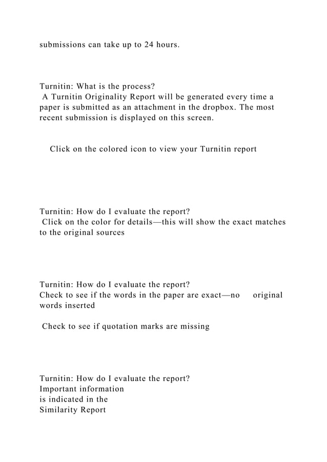 Understanding Your Turnitin ReportPresented by M.docx