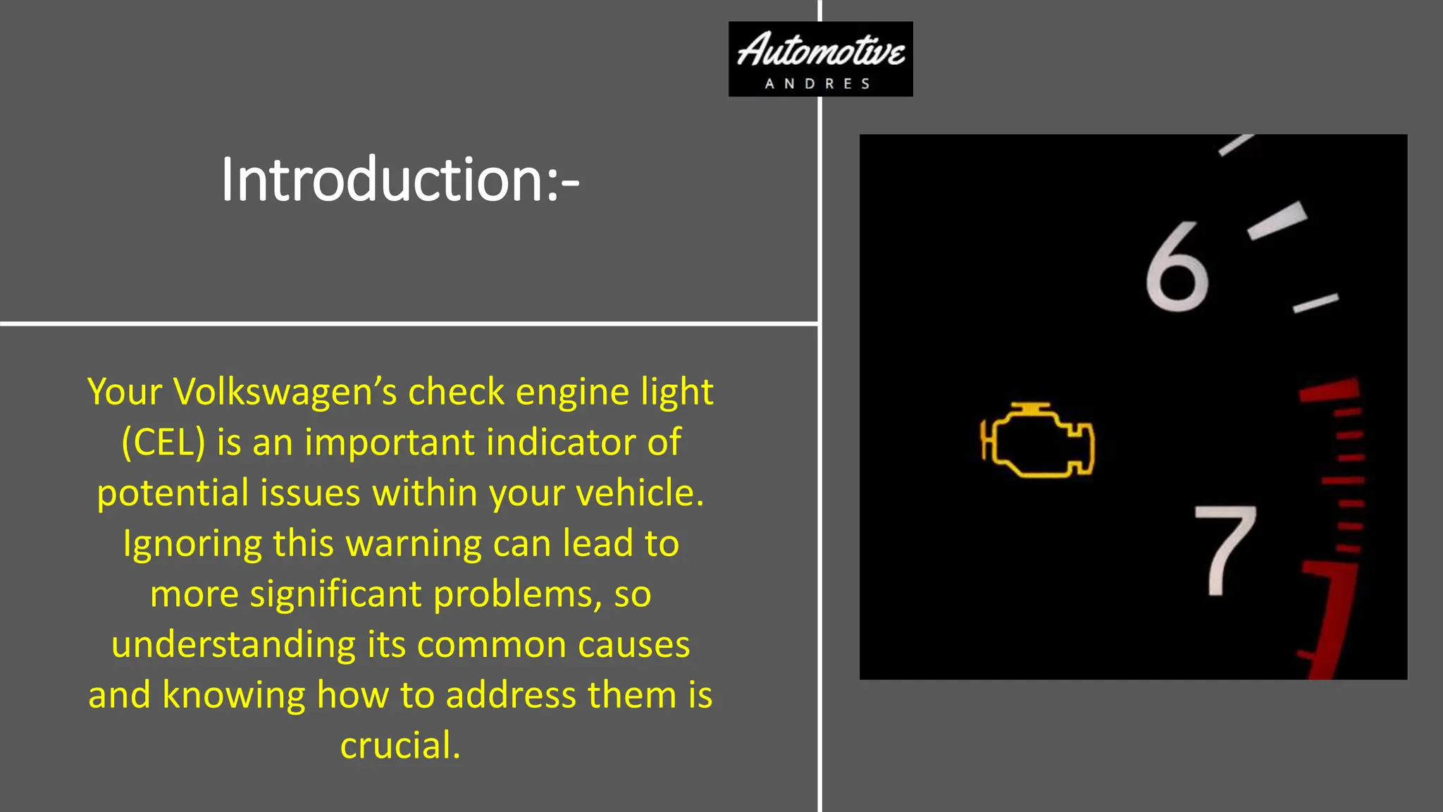 Understanding Your Volkswagen's Check Engine Light Common Causes and ...