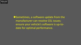 Understanding Your Volkswagen's Check Engine Light Common Causes and ...