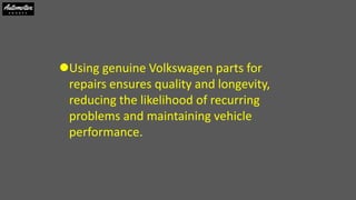 Understanding Your Volkswagen's Check Engine Light Common Causes and ...