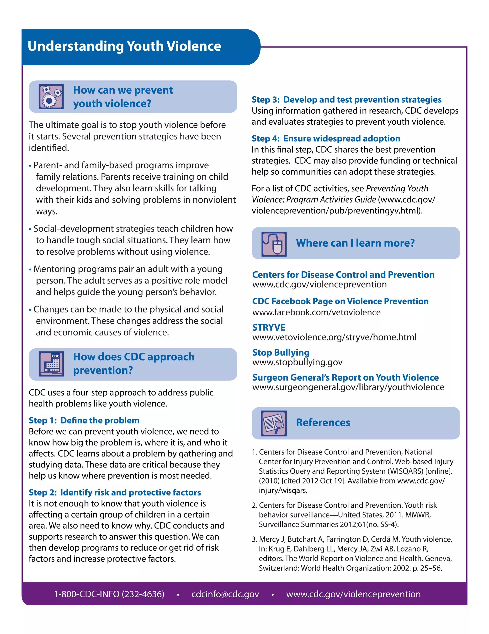 Understanding youth violence | PDF