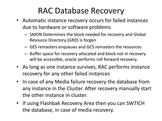 Understand Oracle Real Application Cluster Ppt
