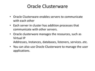 Understand oracle real application cluster | PPTX