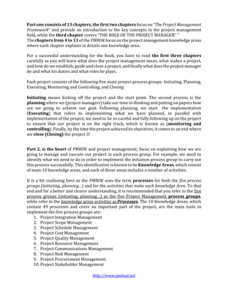 Understand PMBOK 6TH GUIDE | PDF