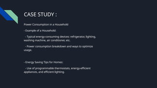 UNDERSTAND POWER CONSUMPTION IN ELECTRICAL ENGINEERING | PPT