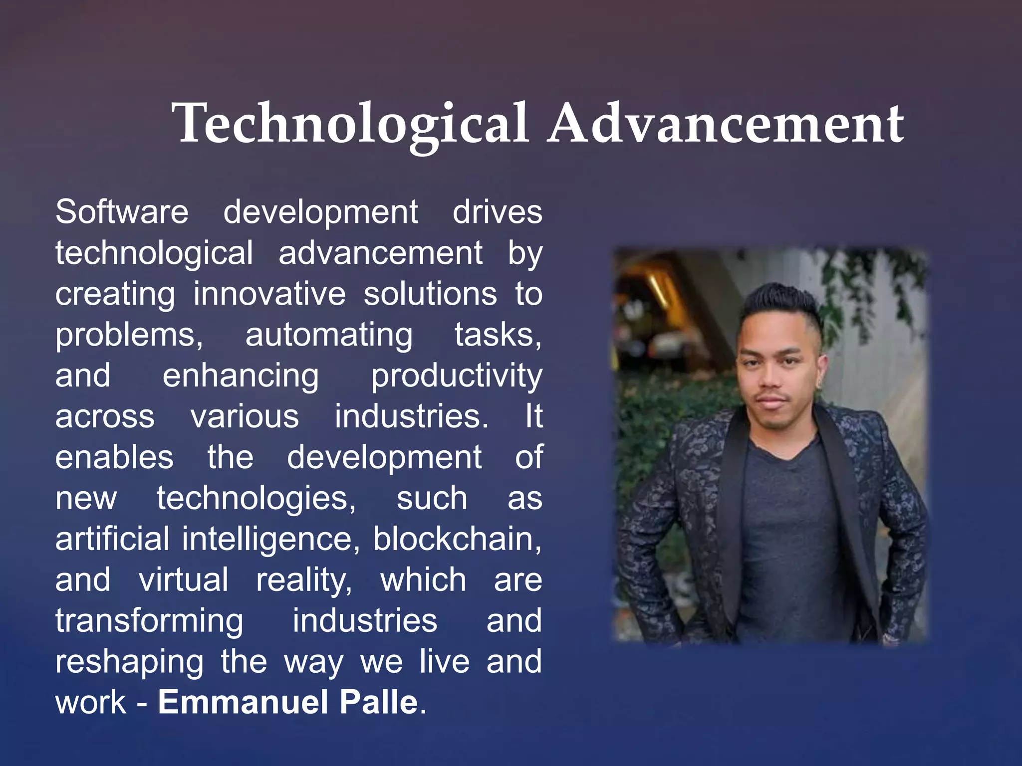 Understand significance of software development with Emmanuel Palle.pptx