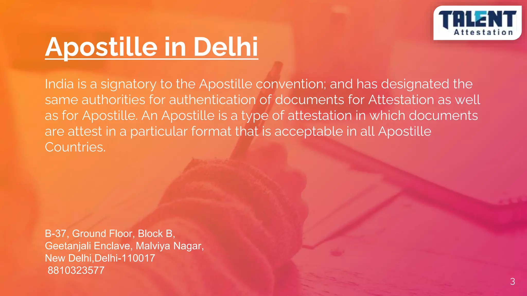 Understand the apostille meaning and what is attestation | PPTX