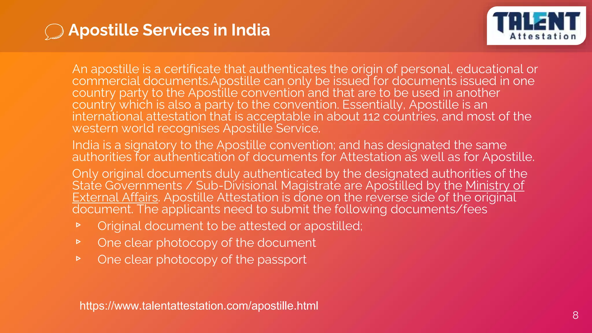 Understand the apostille meaning and what is attestation | PPTX