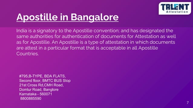 Understand the apostille meaning and what is attestation | PPT