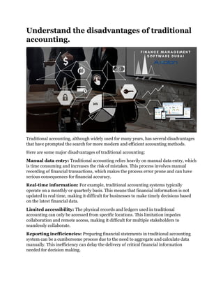 Understand the disadvantages of traditional accounting..pdf