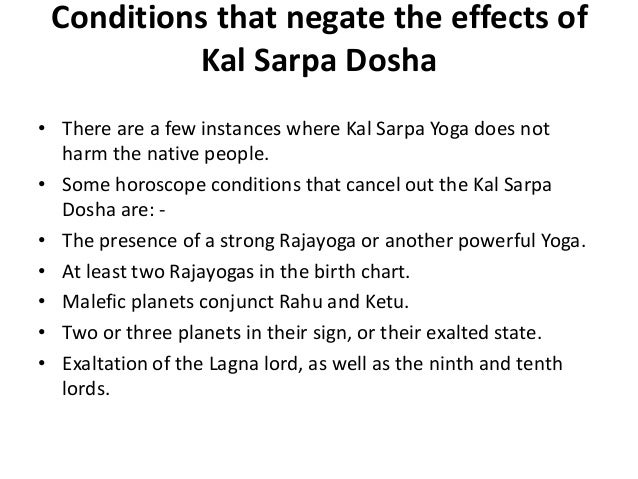 Understand the effects of Kal Sarpa Dosha | PPT