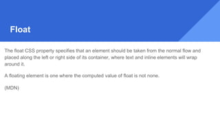 Fundamentals of Browser Rendering Css Overview PT 1 | PPTX
