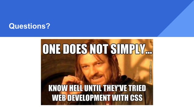 Fundamentals of Browser Rendering Css Overview PT 1 | PPTX