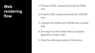 Fundamentals of Browser Rendering Css Overview PT 1 | PPTX