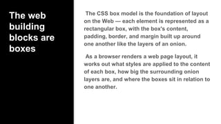 Fundamentals of Browser Rendering Css Overview PT 1 | PPTX