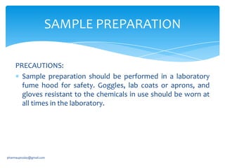 Understand the importance of each step to minimise Laboratory errors | PPTX