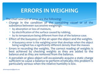 Understand the importance of each step to minimise Laboratory errors | PPTX