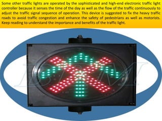 Understand the Importance of the Traffic Light in the Major Roads | PPT