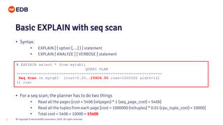 Understand the Query Plan to Optimize Performance with EXPLAIN and EXPLAIN ANALYZE | PDF ...
