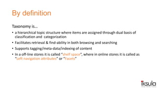 Understanding Website Taxonomy | PPTX