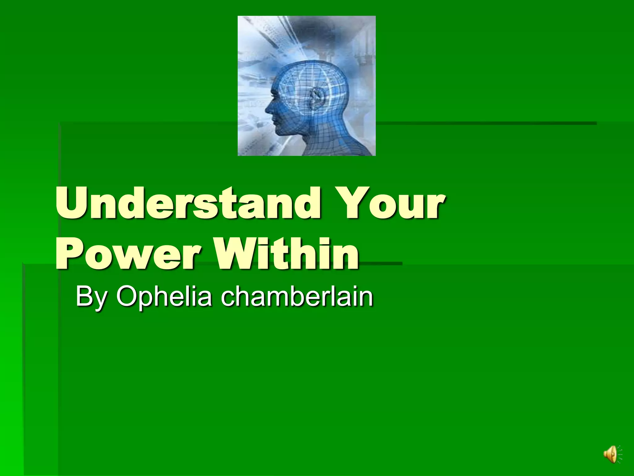 Understand your power within | PPTX