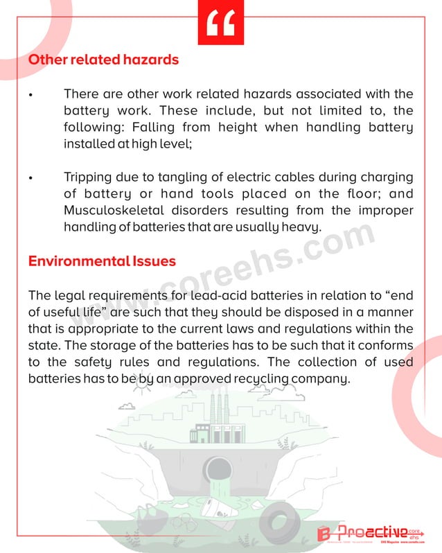 Understaning Safety Health & Hazards in Battery Rooms - Based on a ...