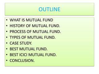 Mutual funds | PPTX