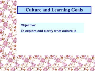 Understnding culture | PPT