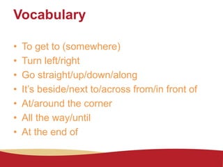 Understanding directions part 2 | PPTX