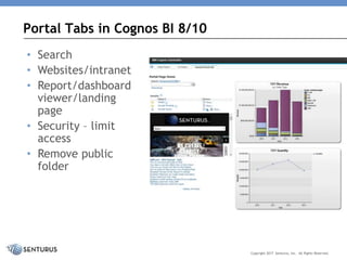 Under the Hood with Cognos Analytics R5: Say Hello to Portal Tabs ...