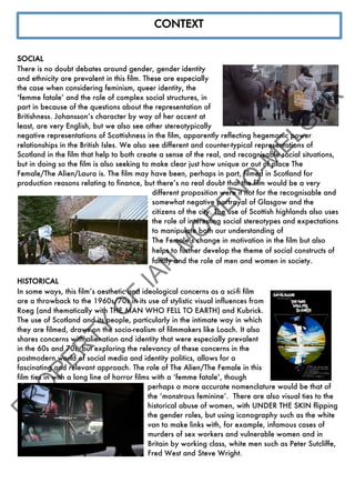 Under the Skin booklet - a guide, workbook and text book for A-Level ...