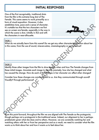 Under the Skin booklet - a guide, workbook and text book for A-Level ...