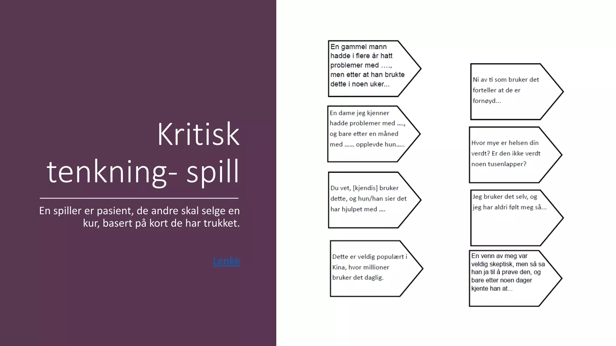 Undervisningsopplegg | PPT
