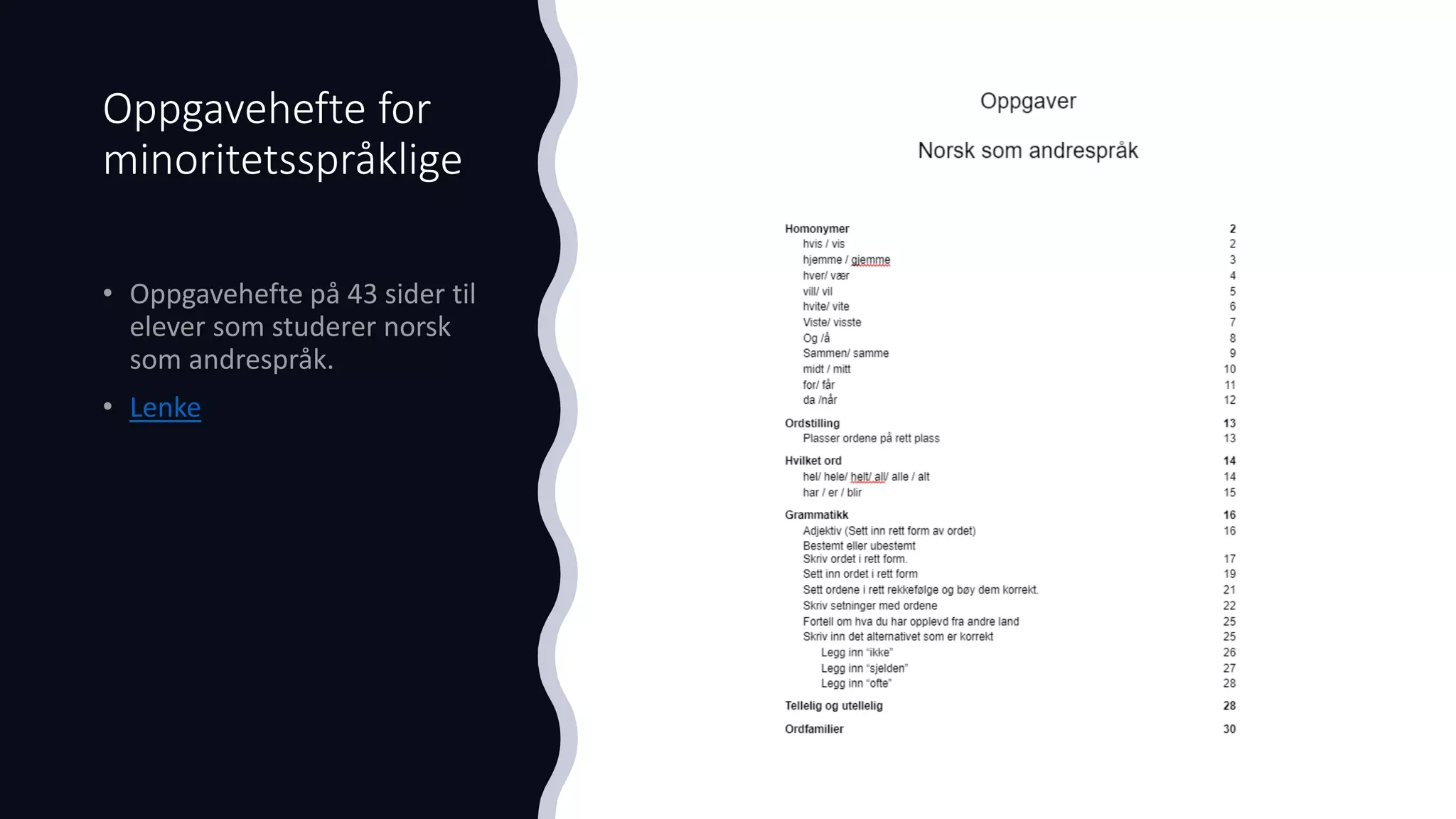 Undervisningsopplegg | PPT