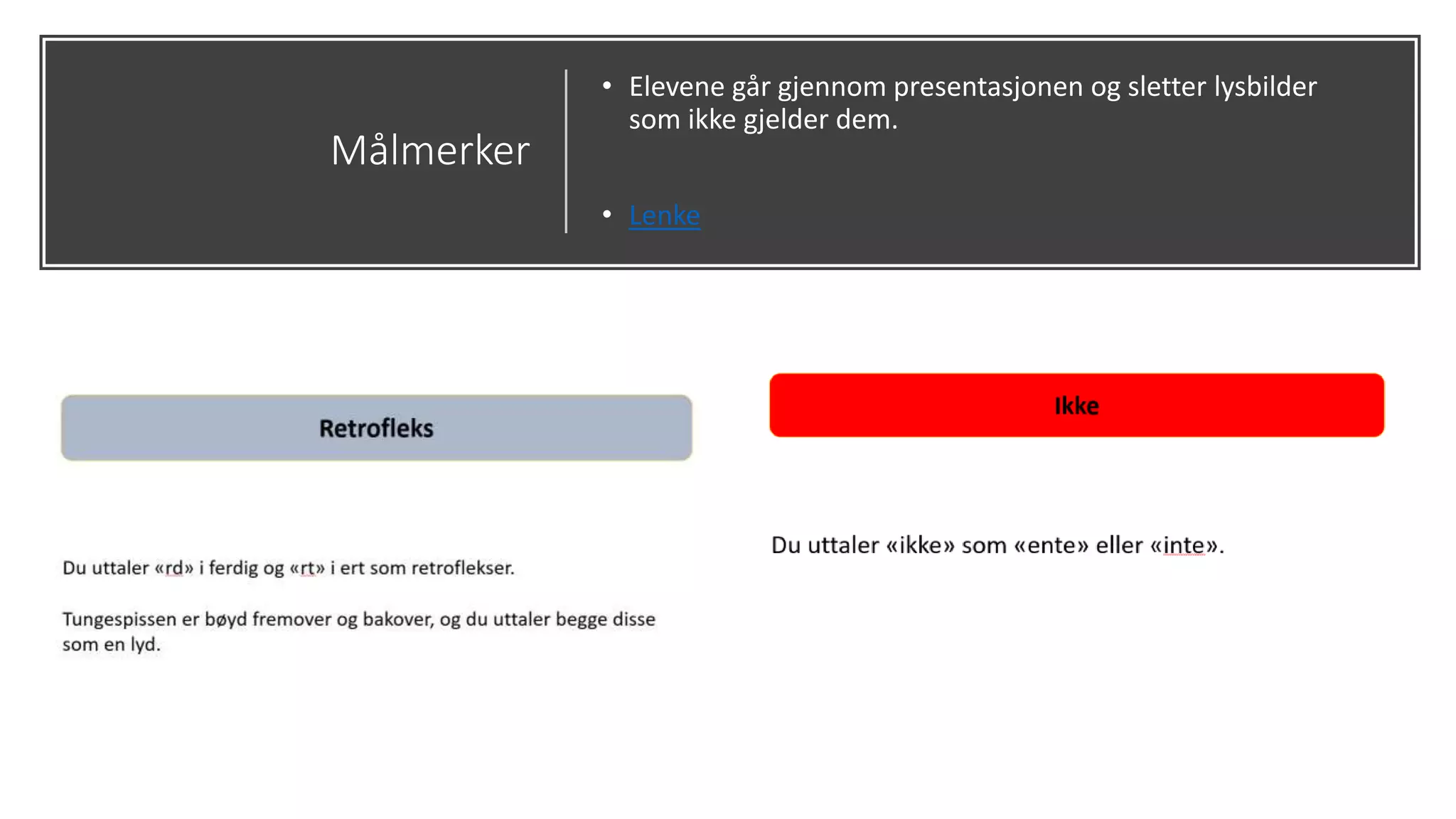 Undervisningsopplegg | PPT