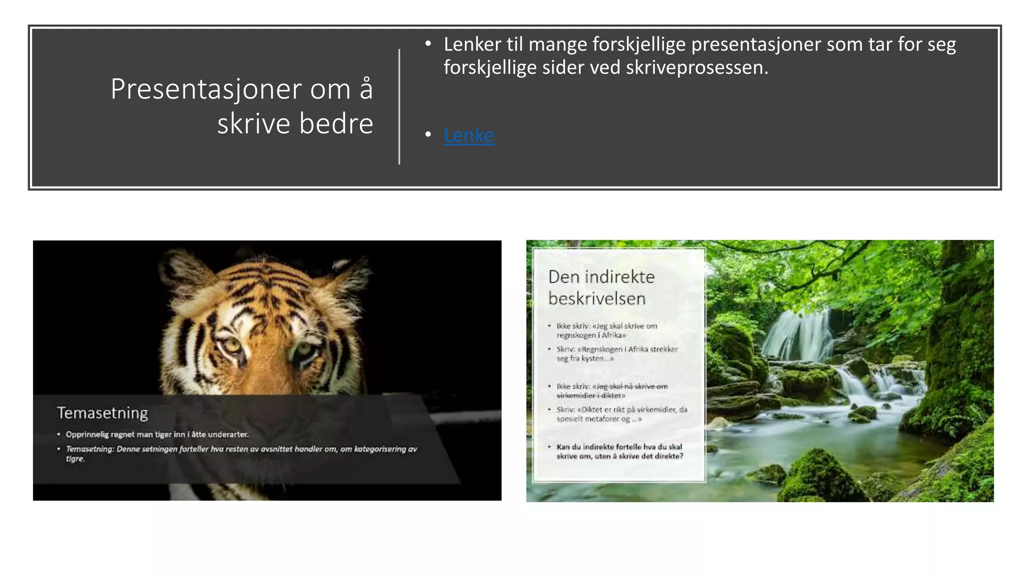 Undervisningsopplegg | PPT