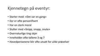 Eventyr | PPTX