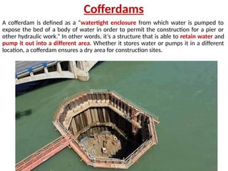 Underwater construction is a method on how to place the concrete ...